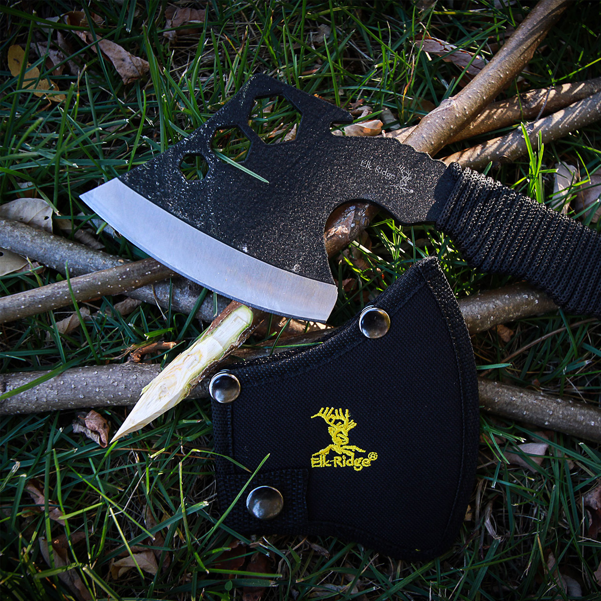 Elk Ridge Cord Wrapped Camp Axe - Powa Beam