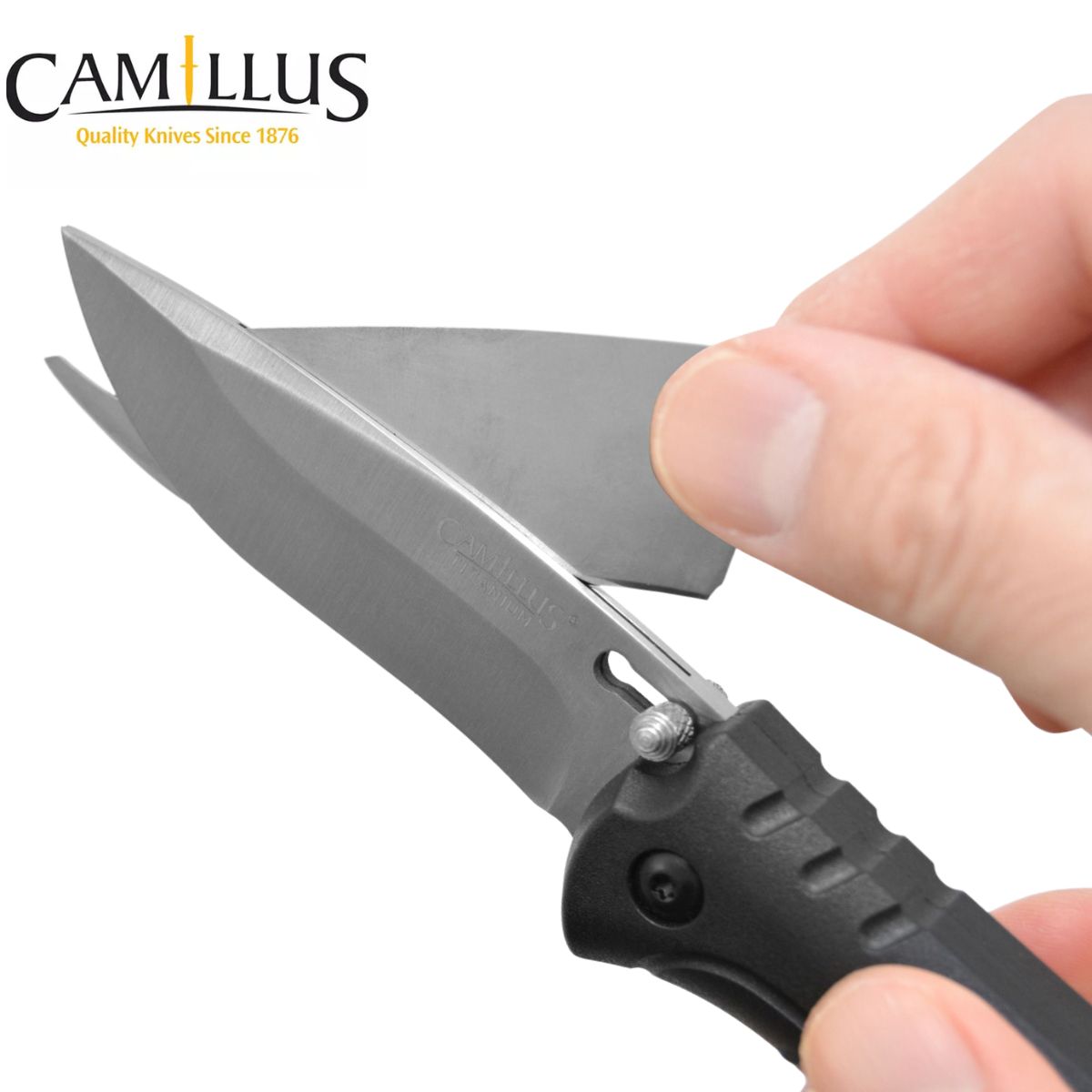 Camillus 8" Tigersharp Fixed Blade Knife | Powa Beam