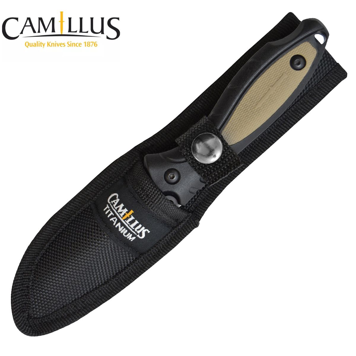 Camillus 8" Tigersharp Fixed Blade Knife | Powa Beam